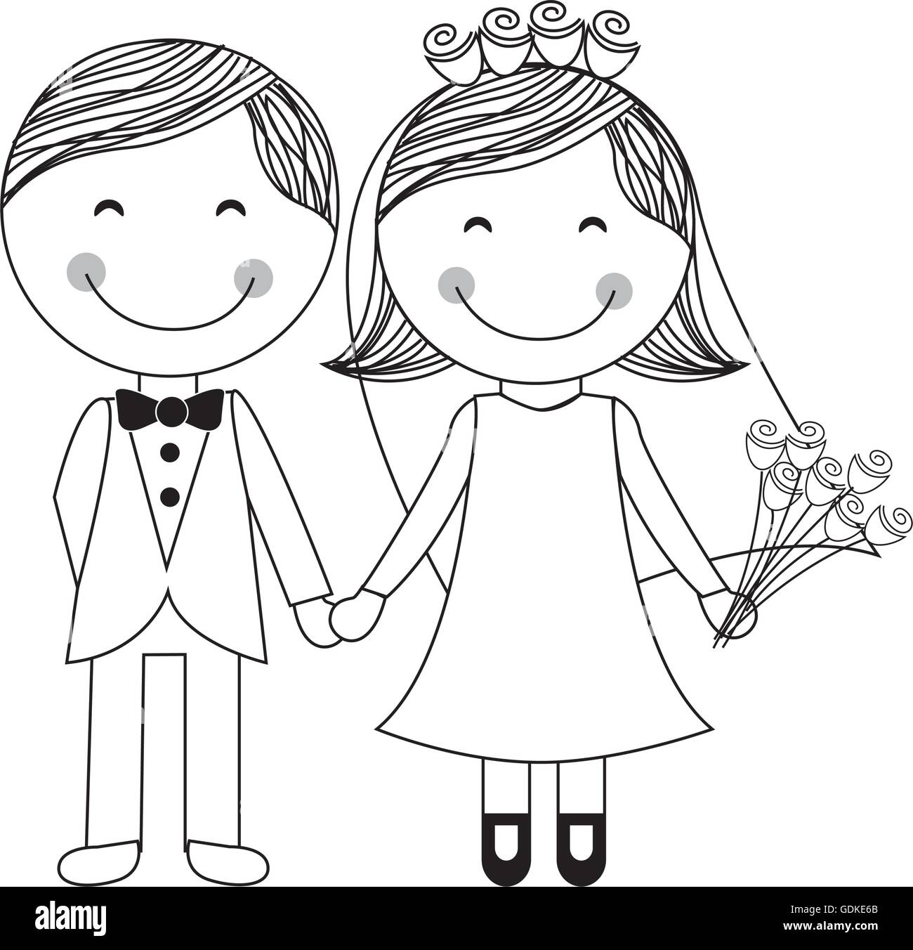 couple wedding icon Stock Vector Image & Art - Alamy
