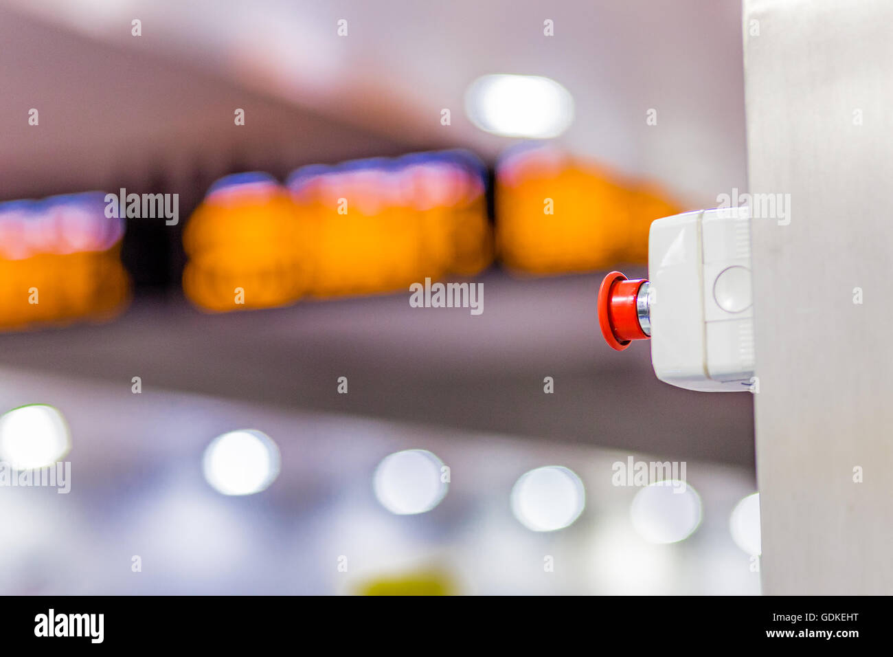 Machine emergency stop button hi-res stock photography and images - Alamy