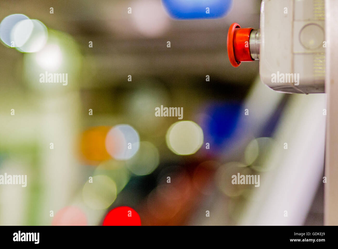 Machine emergency stop button hi-res stock photography and images - Alamy