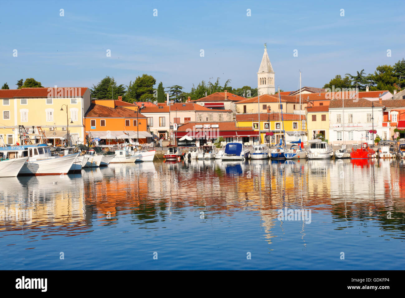 Novigrad waterfront in Istria Stock Photo - Alamy