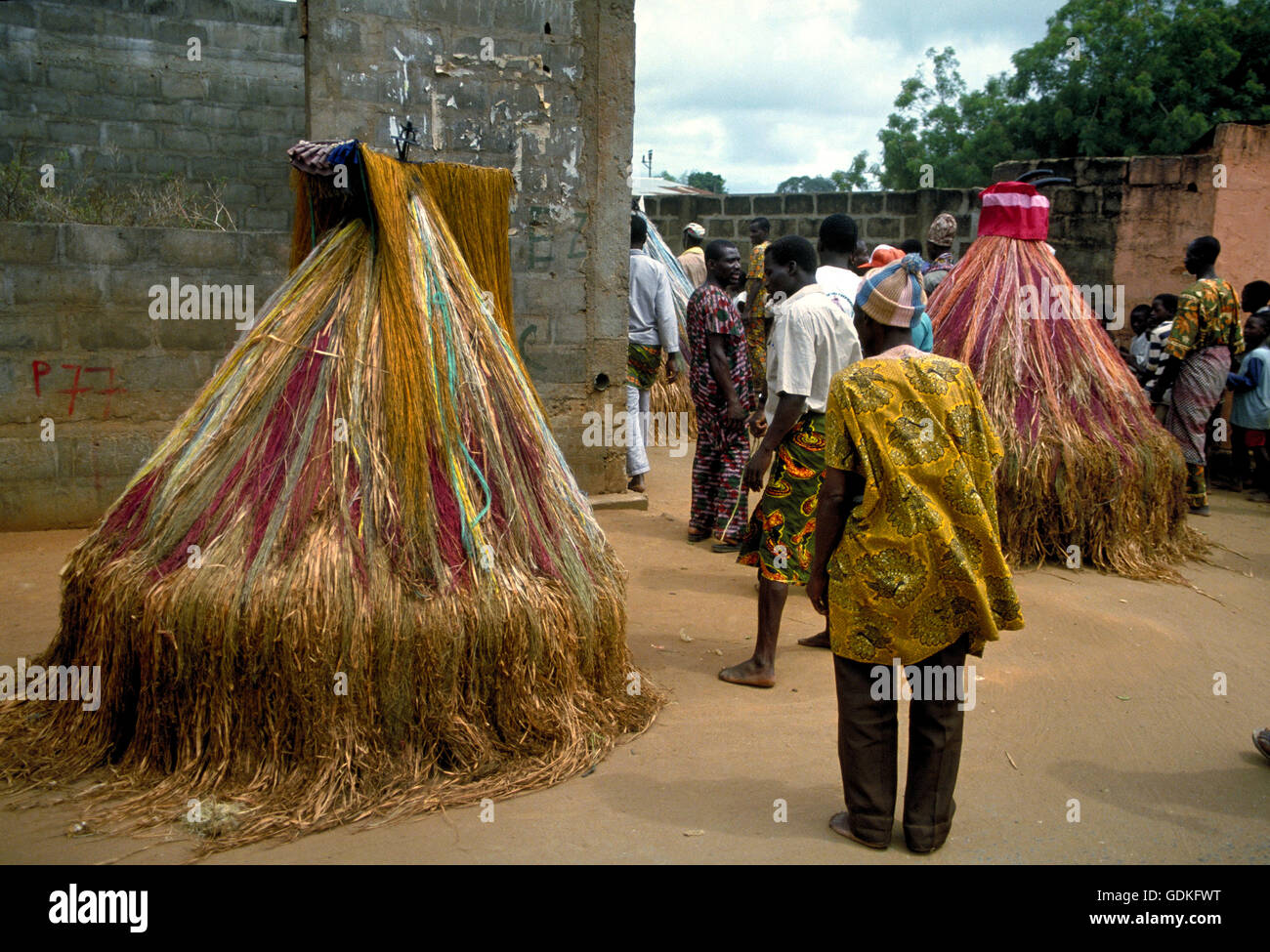 Voodoo ceremony in benin west hi-res stock photography and images - Alamy