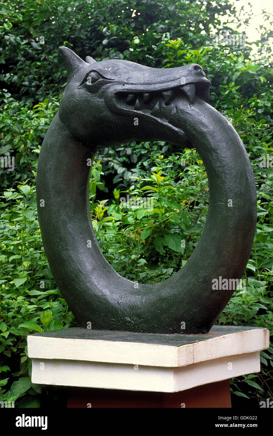 The serpent eating its own tail represents the "Circle of Life", in the ...