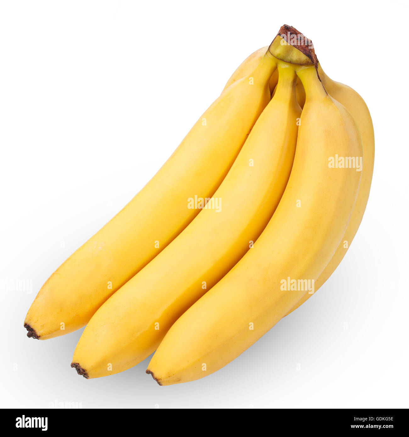 Bunch of bananas isolated on white background Stock Photo - Alamy
