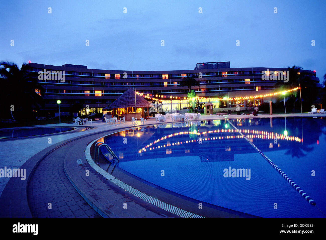 The 5-star Sheraton Marina Benin Hotel in Cotonou, Benin. West Africa ...
