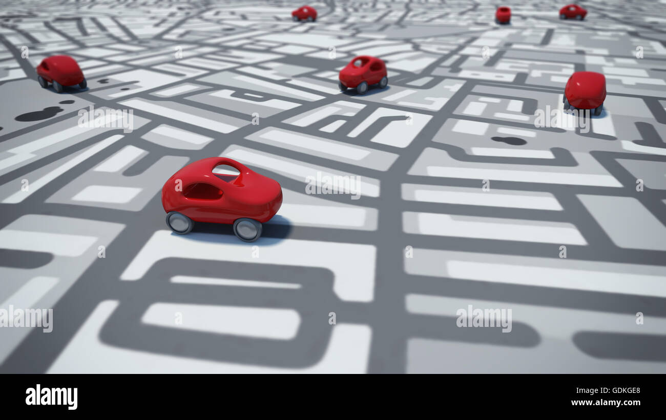 3d rendering transport itinerary hi-res stock photography and images ...