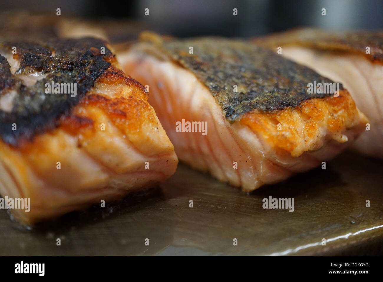 Fresh Scottish Salmon Stock Photo - Alamy