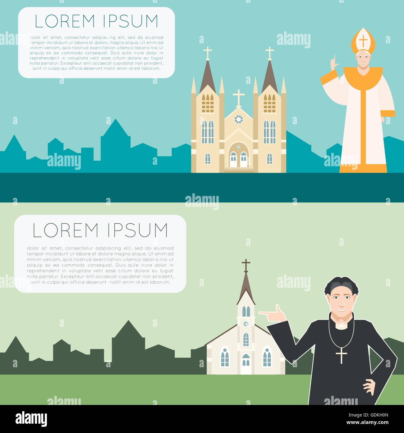 Uniform church Stock Vector Images - Alamy