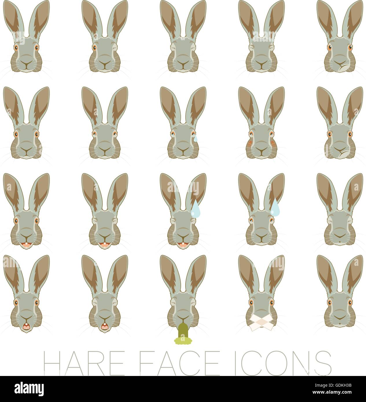 Cartoon hare hi-res stock photography and images - Alamy
