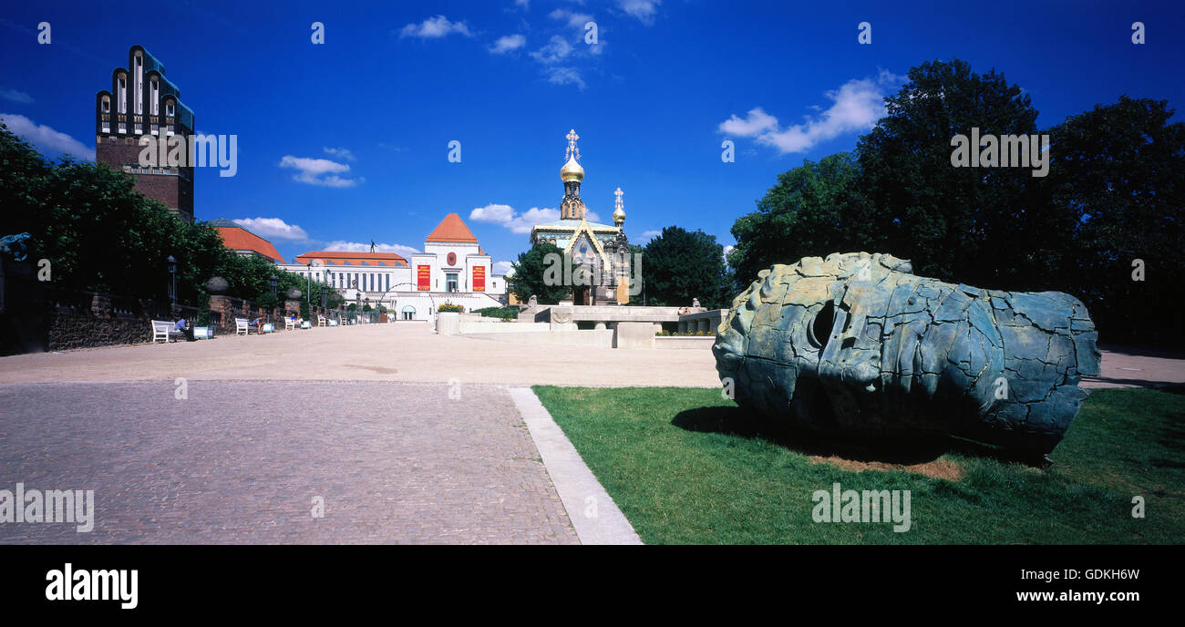 Mathildenhoehe hi-res stock photography and images - Alamy