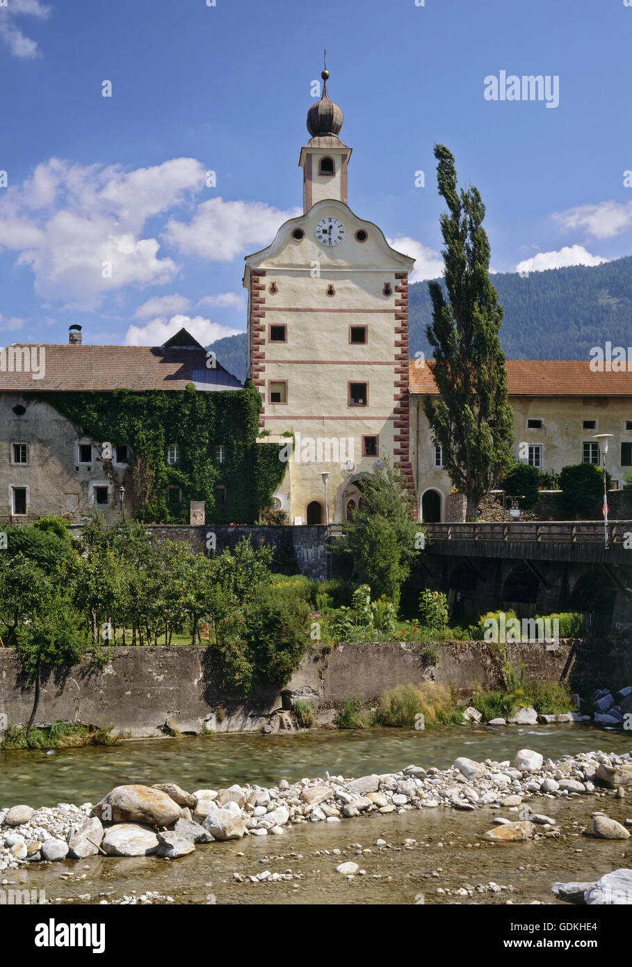 geography / travel, Austria, Carinthia, Gmuend, building, city gate ...