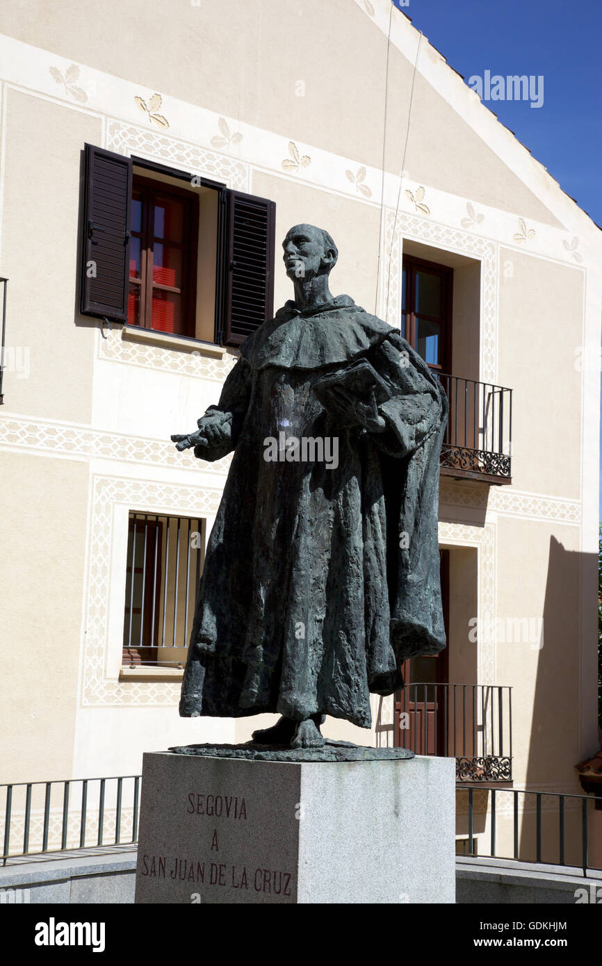 Statue of San Juan de la Cruz, Segovia Stock Photo - Alamy