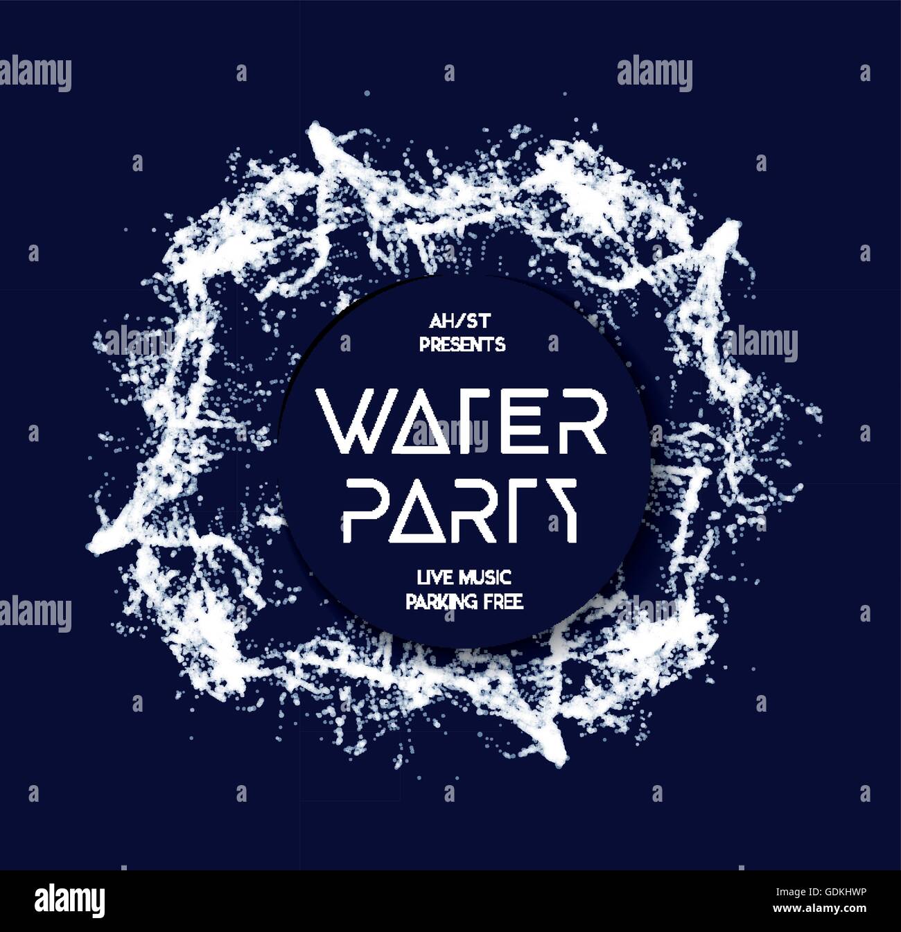 Water sprays and splashes Stock Vector Images - Alamy