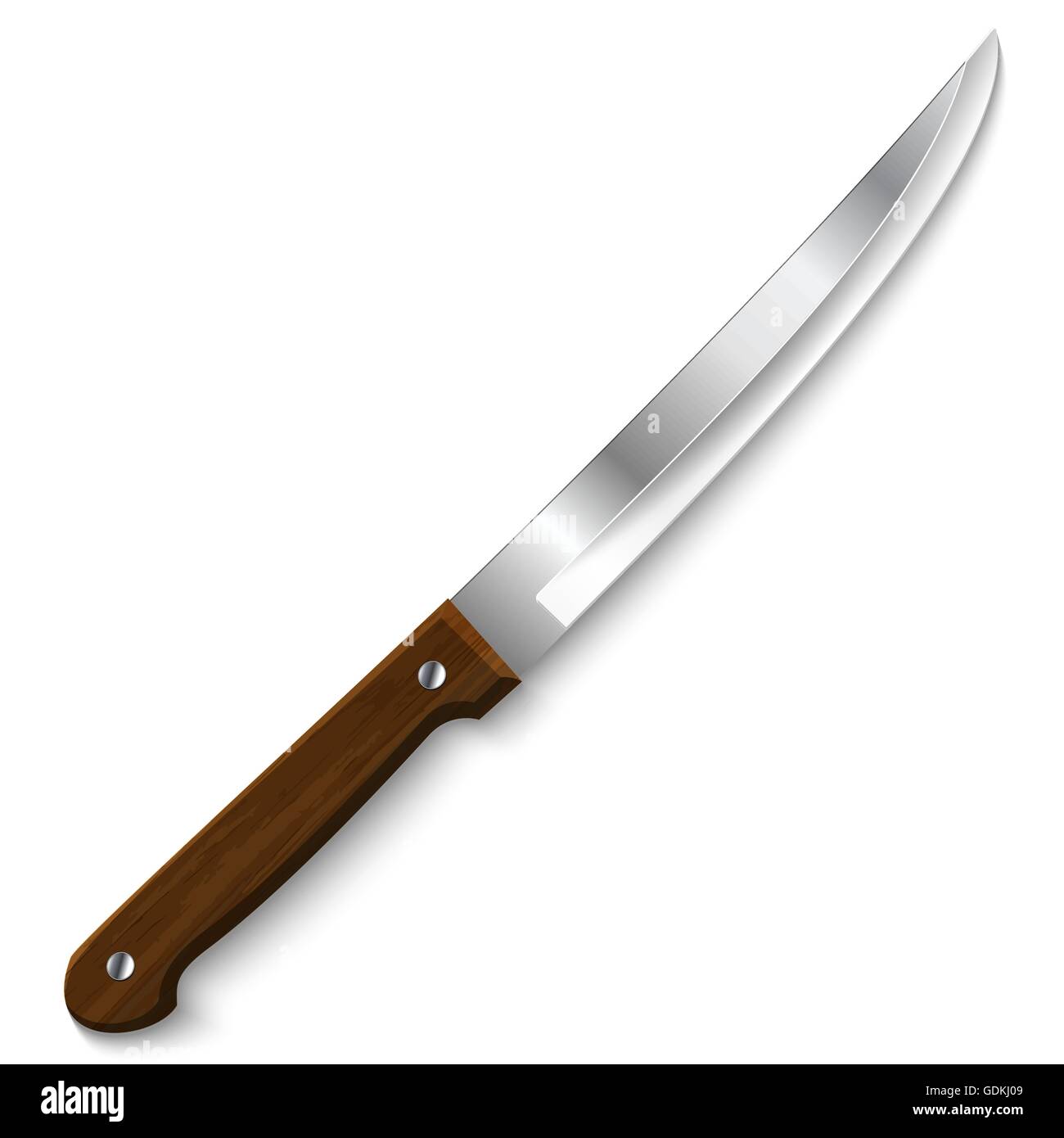 Knife on a white background Stock Vector Image & Art - Alamy