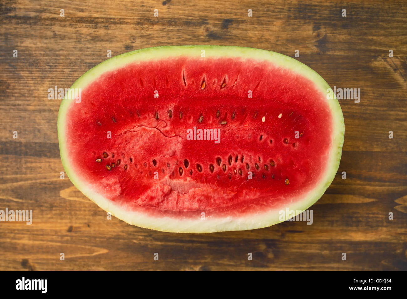 Watermelon cut half on hi-res stock photography and images - Alamy