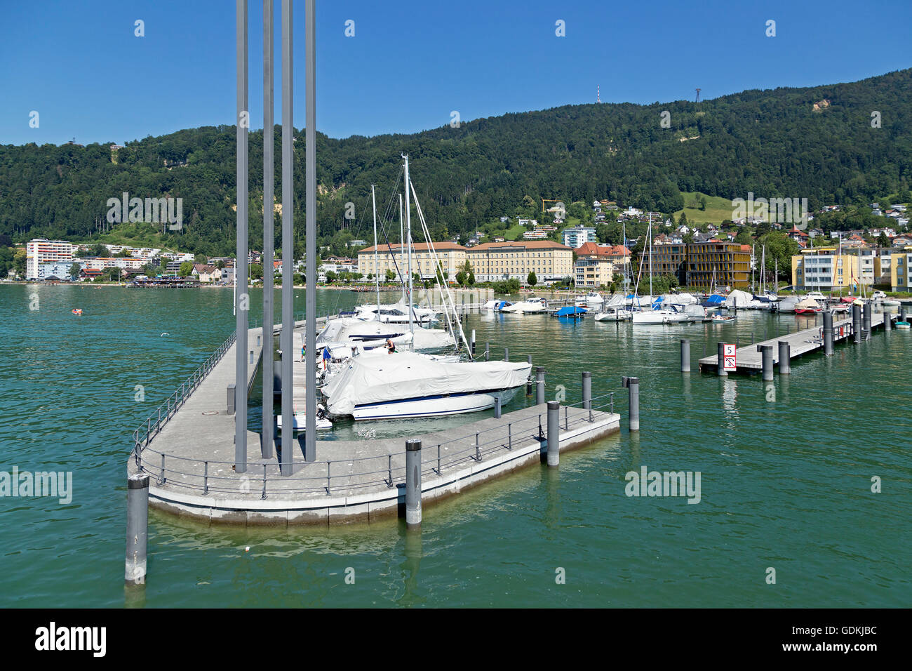 harbour, Bregenz, Lake Constance, Vorarlberg, Austria Stock Photo - Alamy
