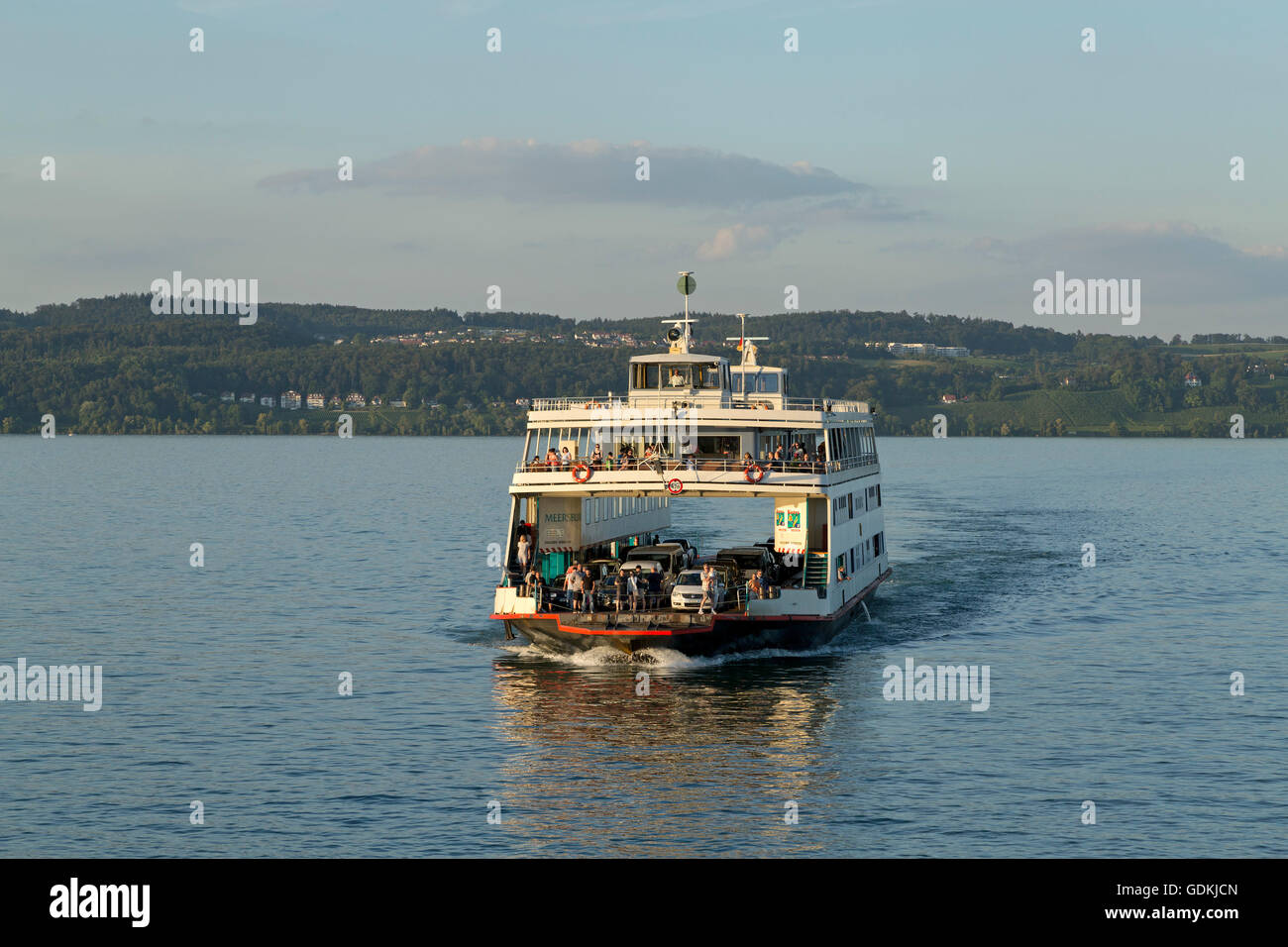 Meersburg-Constance Ferry, Constance, Lake Constance, Baden ...