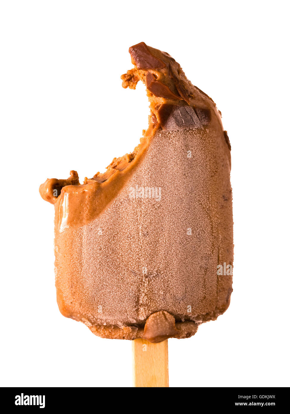 Ice cream, chocolate bars on a white background Stock Photo - Alamy