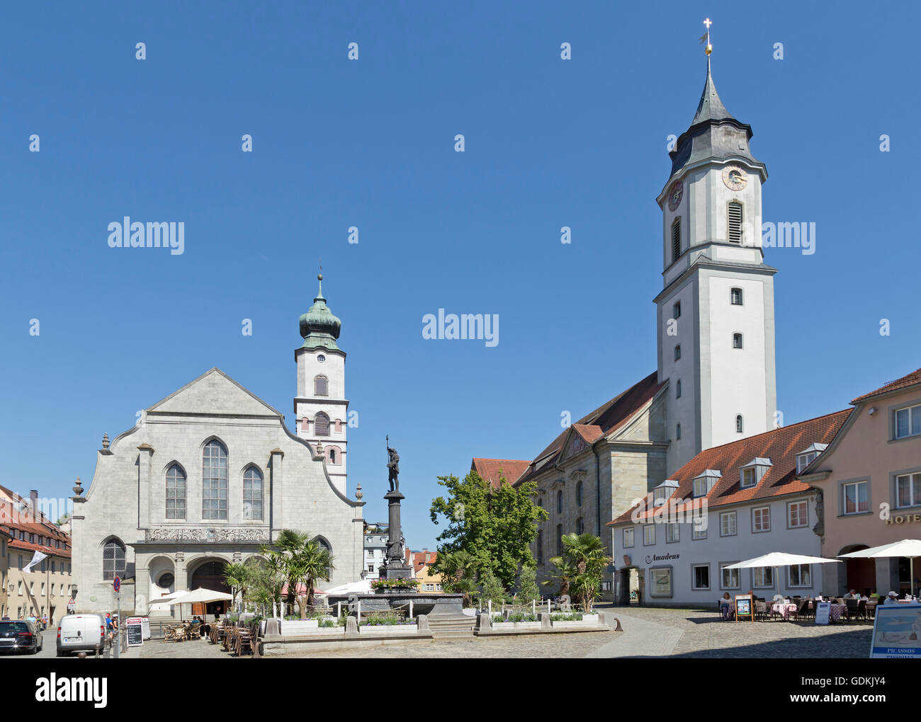 Protestant Church St. Stephan and Minster ´Unserer Lieben Frau´, Lindau ...