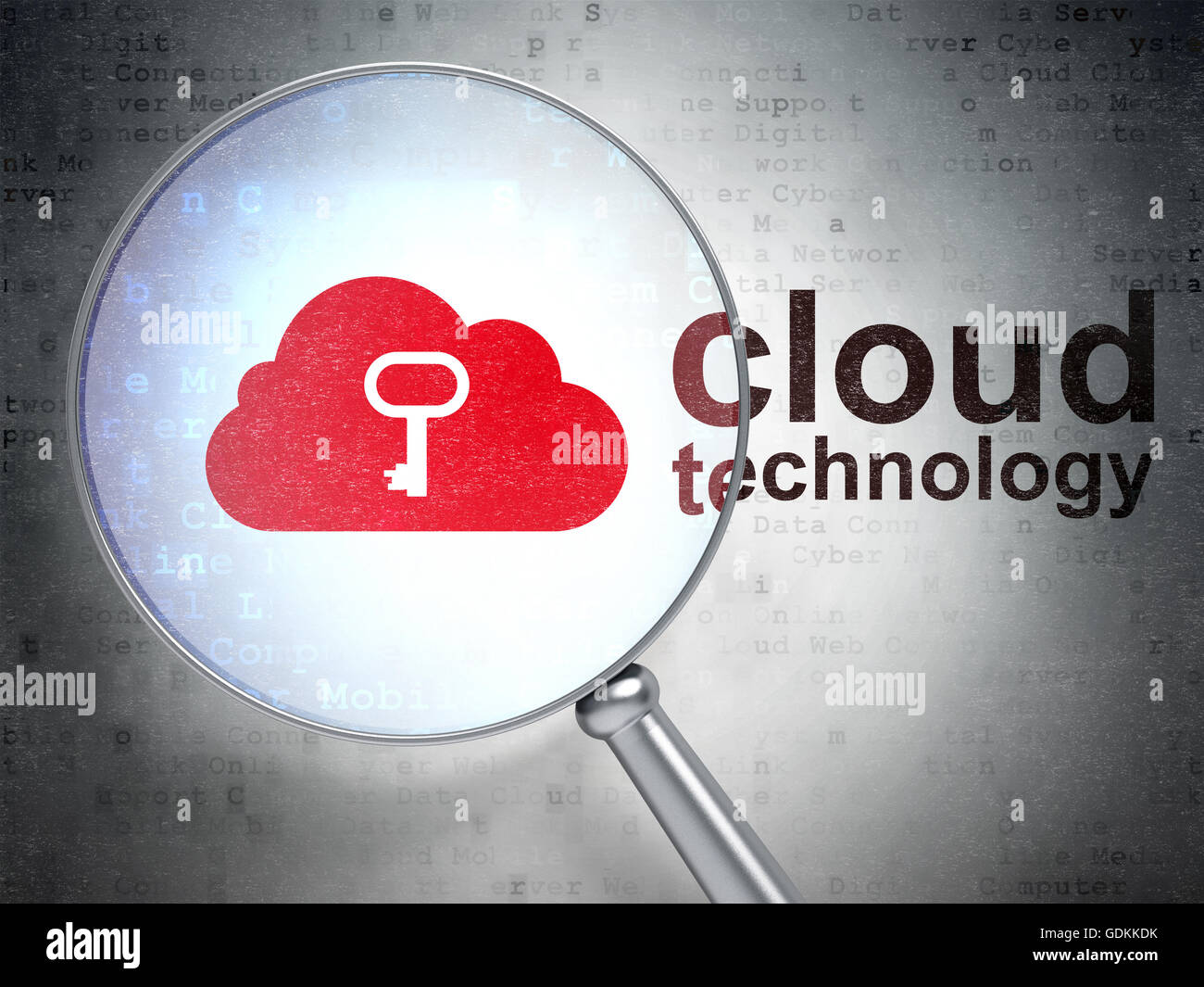Cloud networking concept: Cloud With Key and Cloud Technology with ...