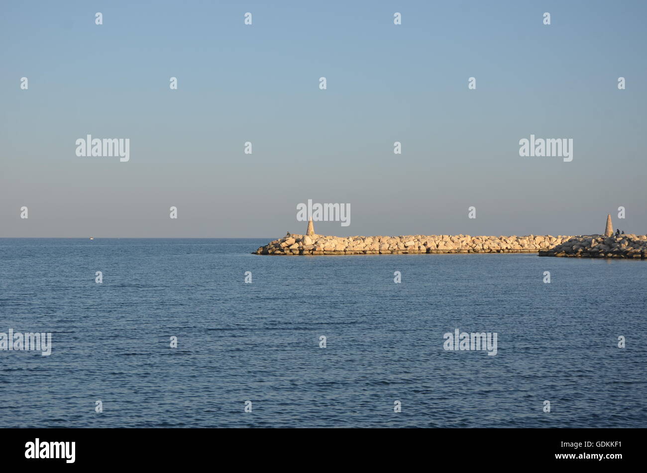 Empty sea blue bulwark coast endless hi-res stock photography and ...