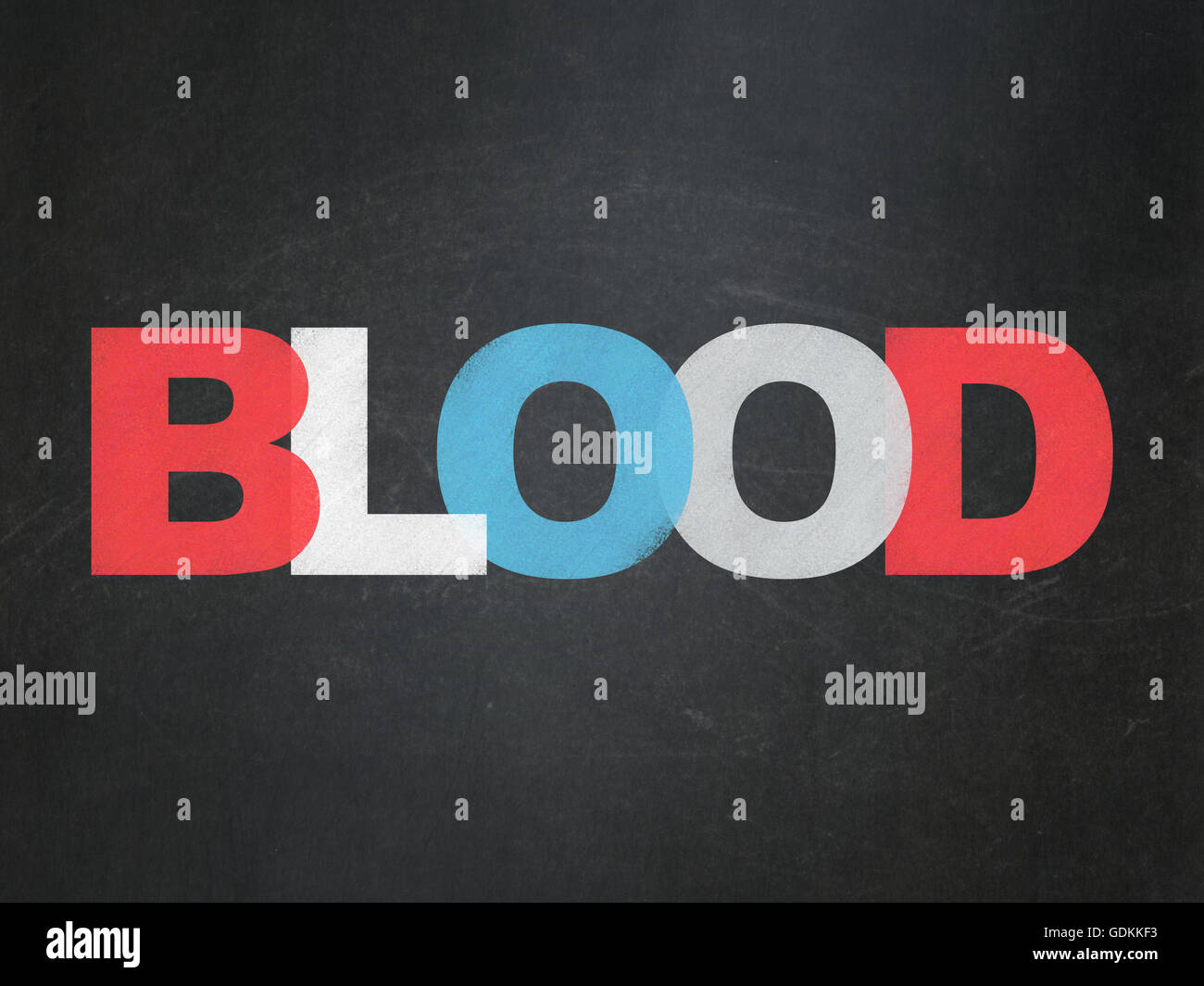 Health concept: Blood on School board background Stock Photo - Alamy