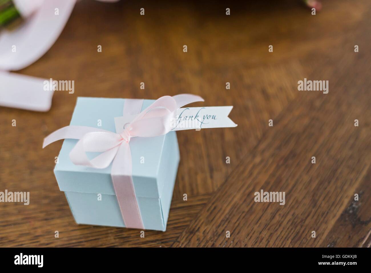 Small box with a gift Stock Photo - Alamy