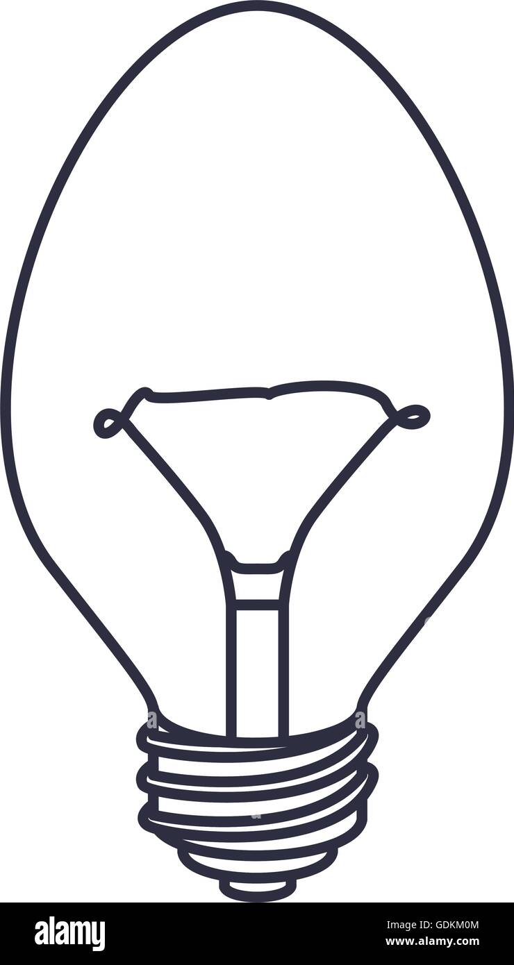 bulb drawing isolated icon design Stock Vector Image & Art - Alamy