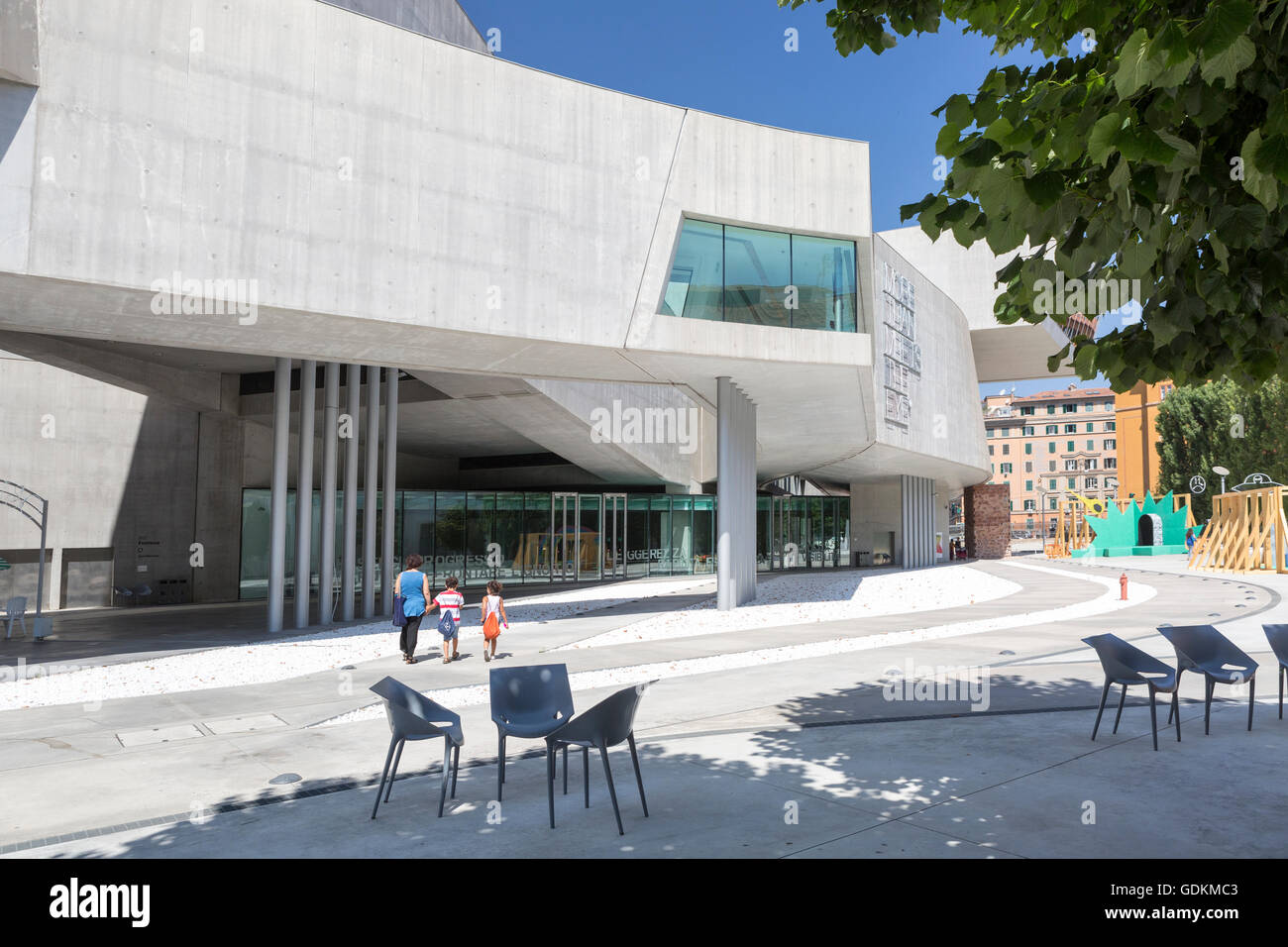 MAXXI Museum of 21st century Art by Zaha Hadid, Rome Stock Photo - Alamy