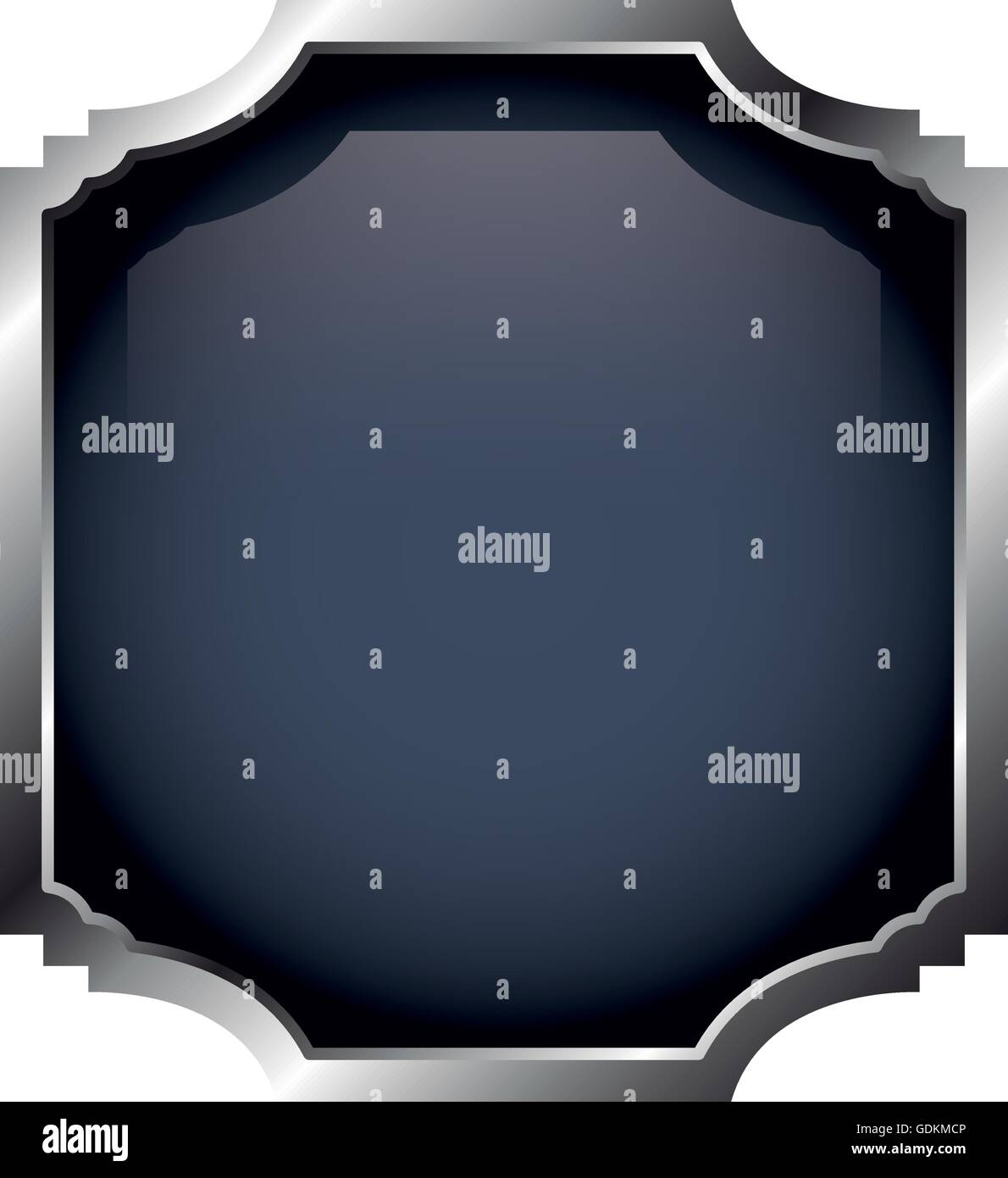 frame with silver border isolated icon design Stock Vector Image & Art ...