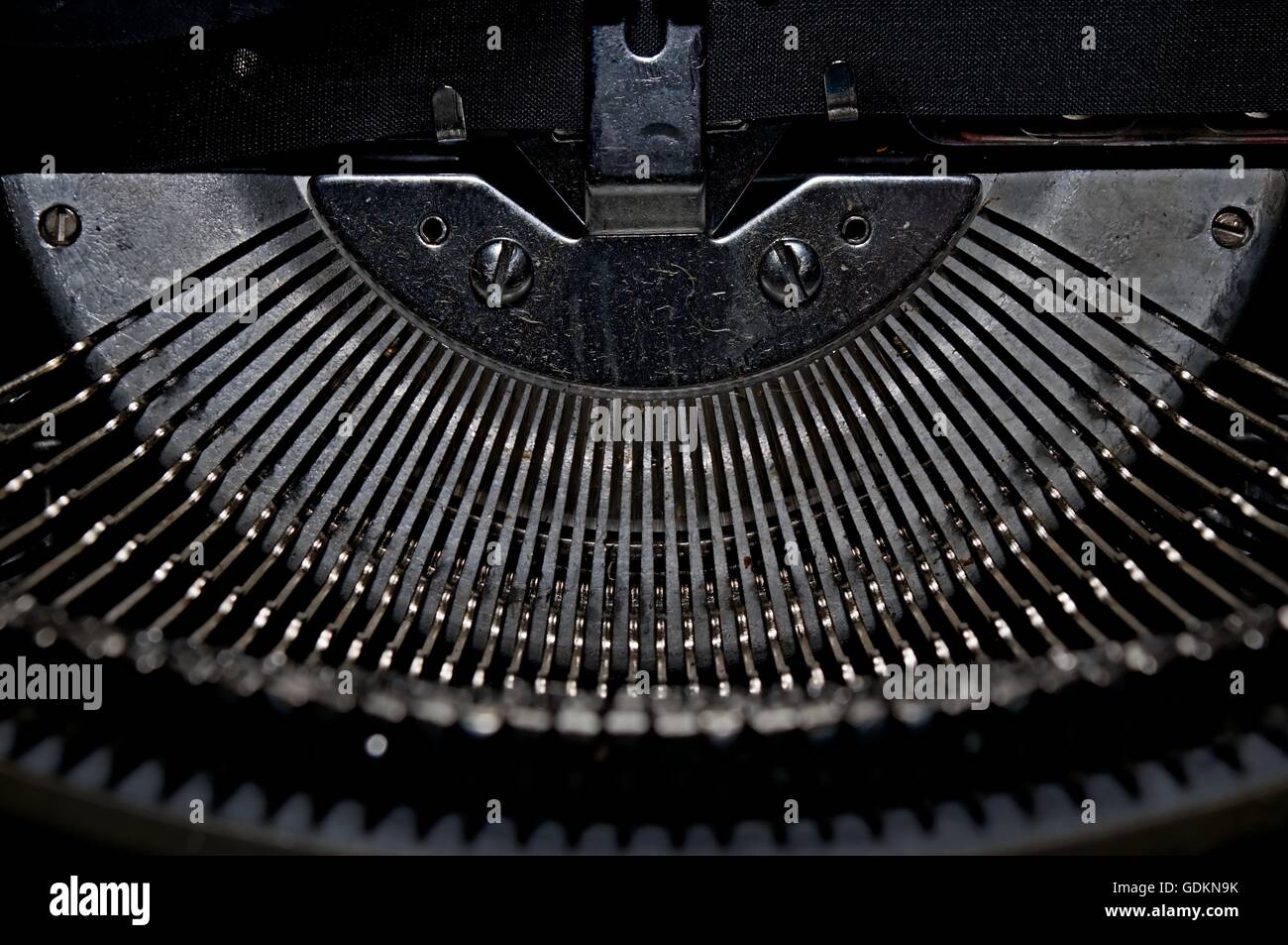 Internal View Of Typewriter