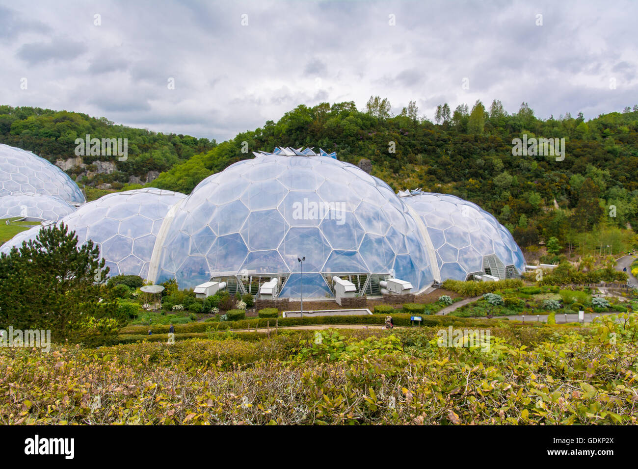 The Biomes at the Eden Project in Cornwall, UK Stock Photo - Alamy