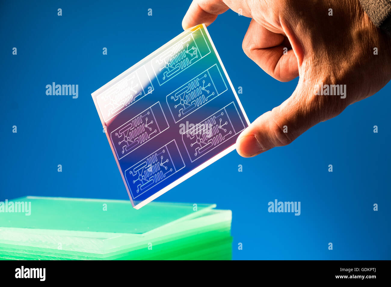 A lab on chip is device integrates several laboratory processes in one ...