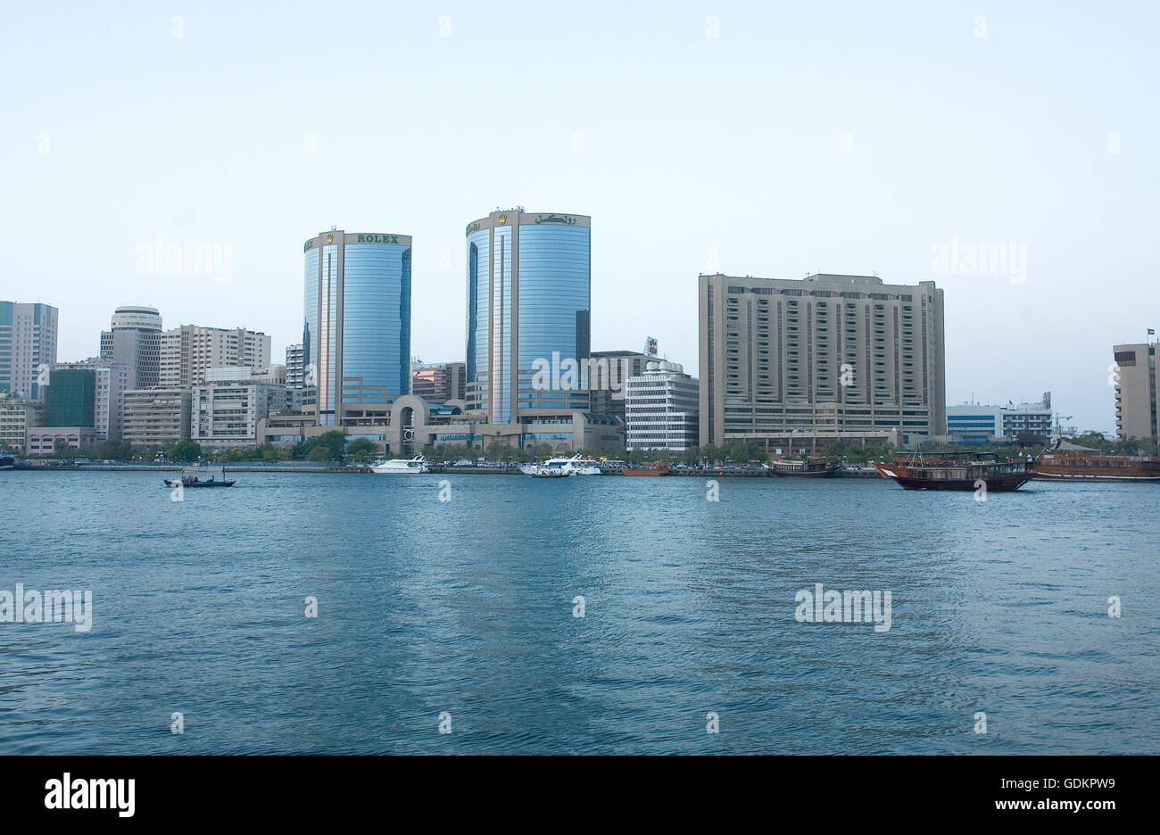 Deira twin towers, Dubai, UAE Stock Photo - Alamy