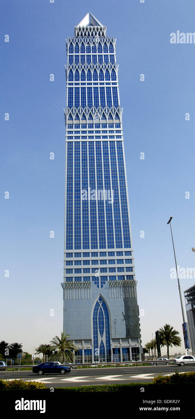 The UP tower, Dubai, UAE Stock Photo - Alamy
