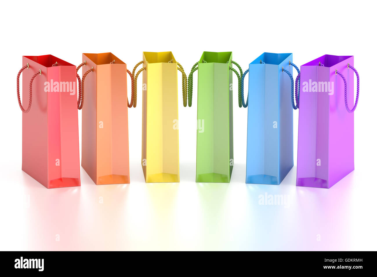 Seasonal shopping set Cut Out Stock Images & Pictures - Alamy