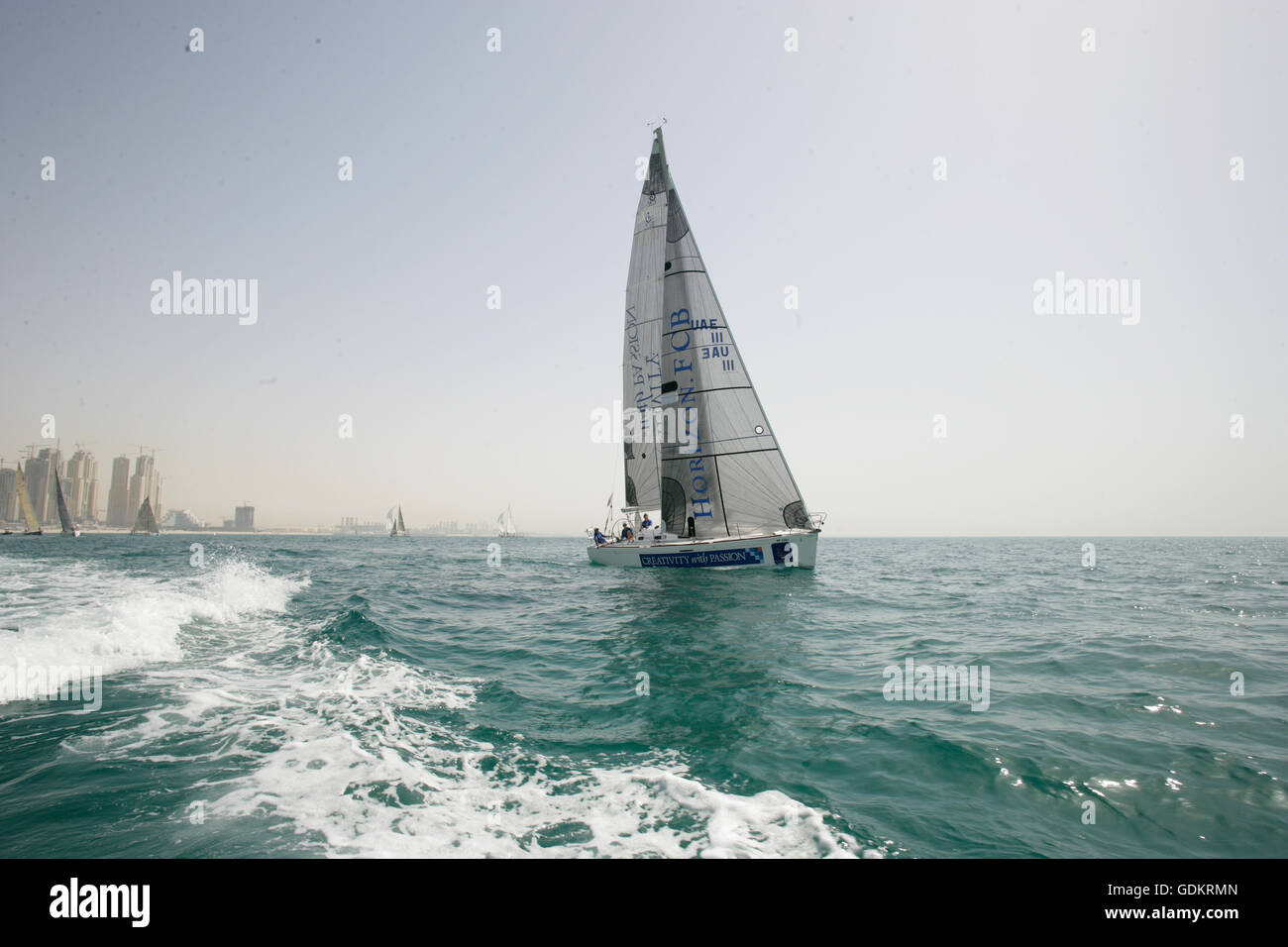 Sailing, Dubai, UAE Stock Photo - Alamy