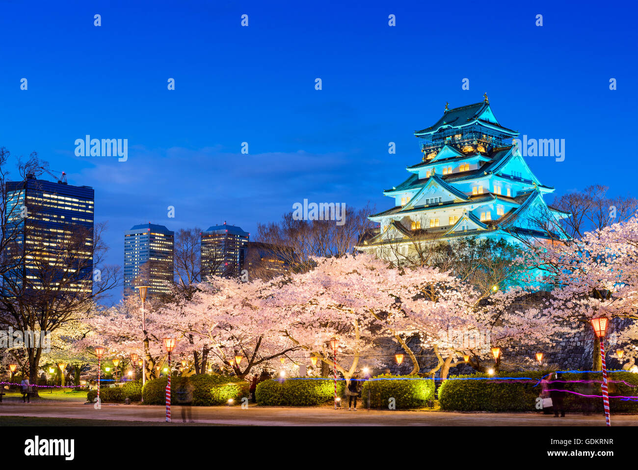 Osaka, Japan at Osaka Castle during spring season Stock Photo - Alamy