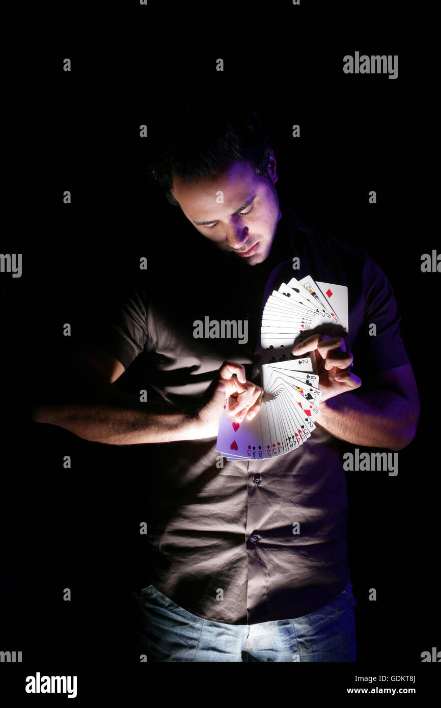 Card tricks hi-res stock photography and images - Alamy