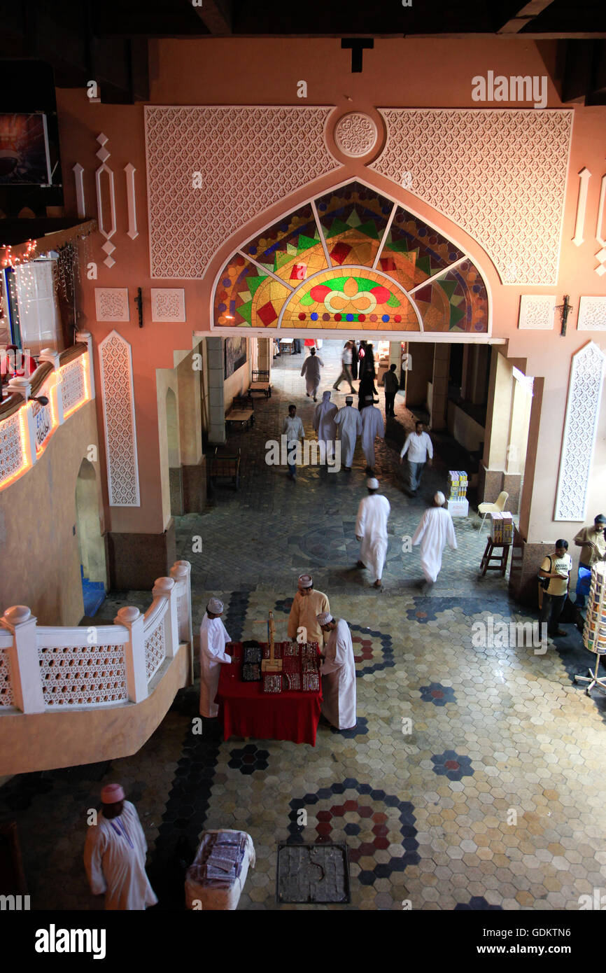 The interiors of Mutrah Souq, Muscat, Oman Stock Photo - Alamy