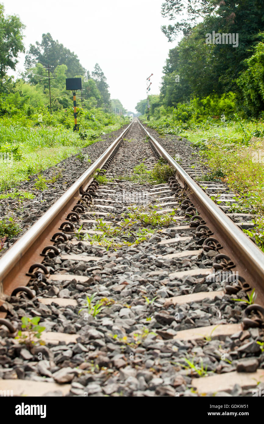 Railroad tracks, Railway Stock Photo - Alamy