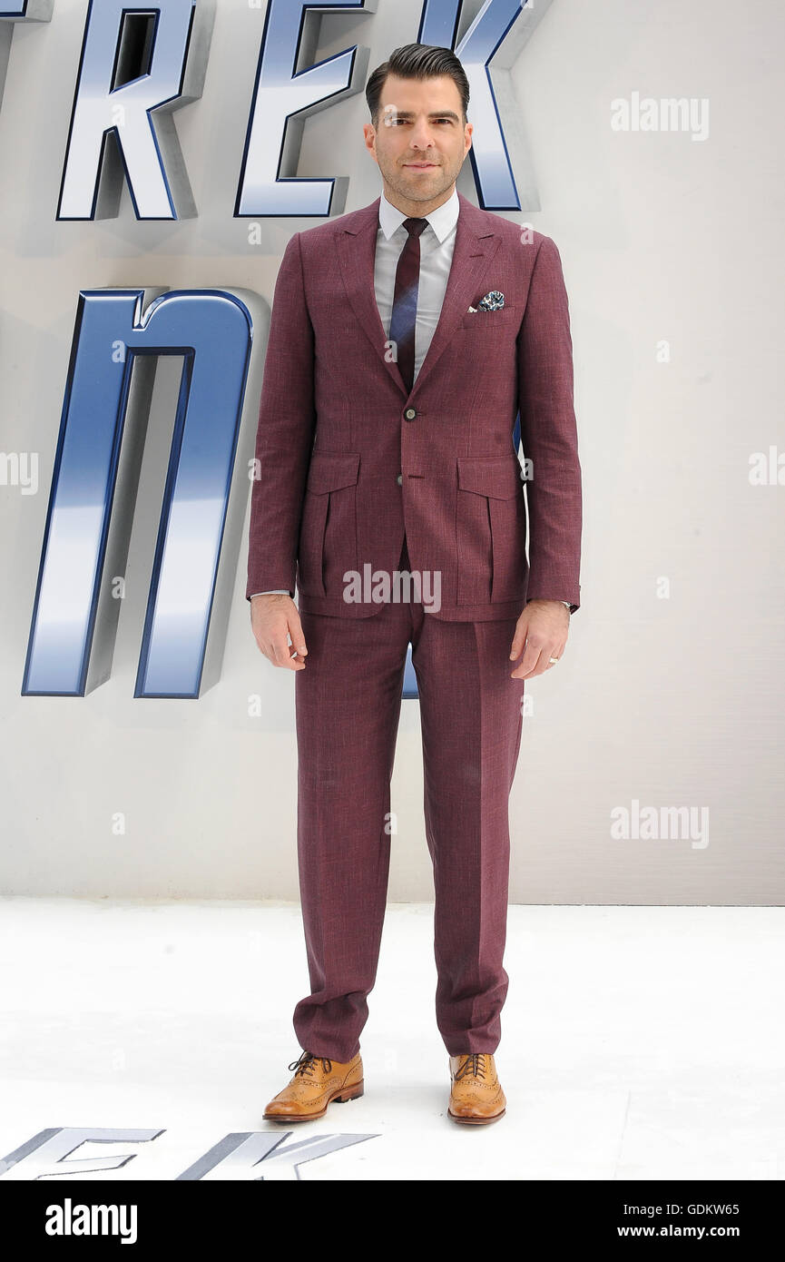 Zachary Quinto attends the UK Premiere of Star Trek Beyond at Empire ...