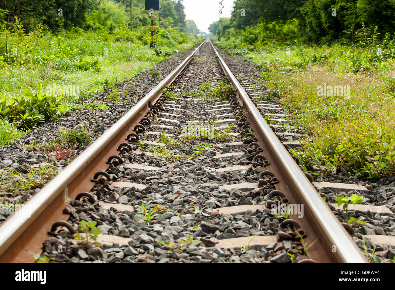 Railroad tracks, Railway Stock Photo - Alamy