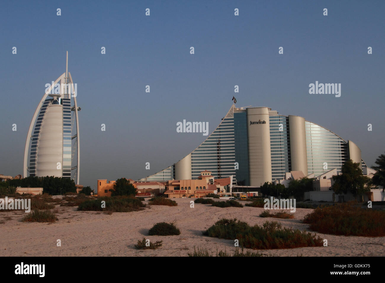 Aerial view of Sir bani Yas Island, Abu Dhabi, UAE Stock Photo - Alamy