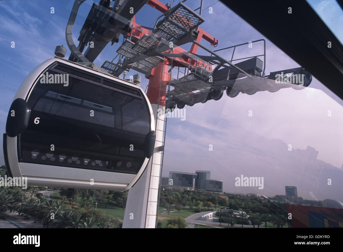 A cable car at creekside park, Dubai, UAE Stock Photo - Alamy