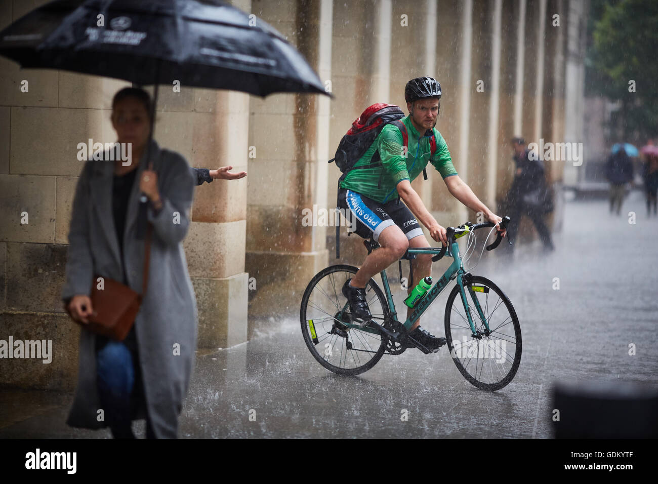 Manchester Wet Through Rain High Resolution Stock Photography and ...