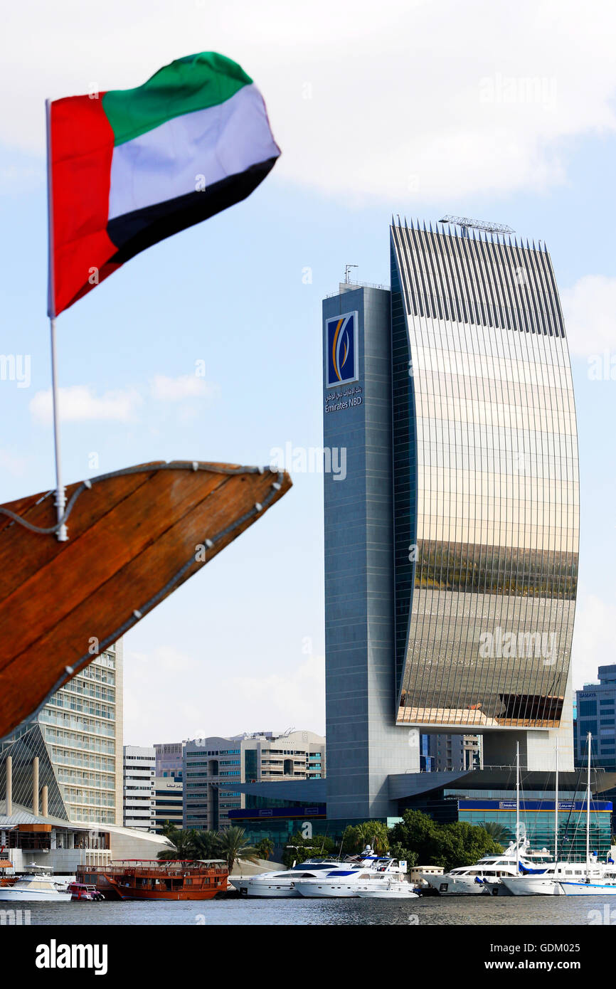Emirates NBD building, Dubai, UAE Stock Photo - Alamy