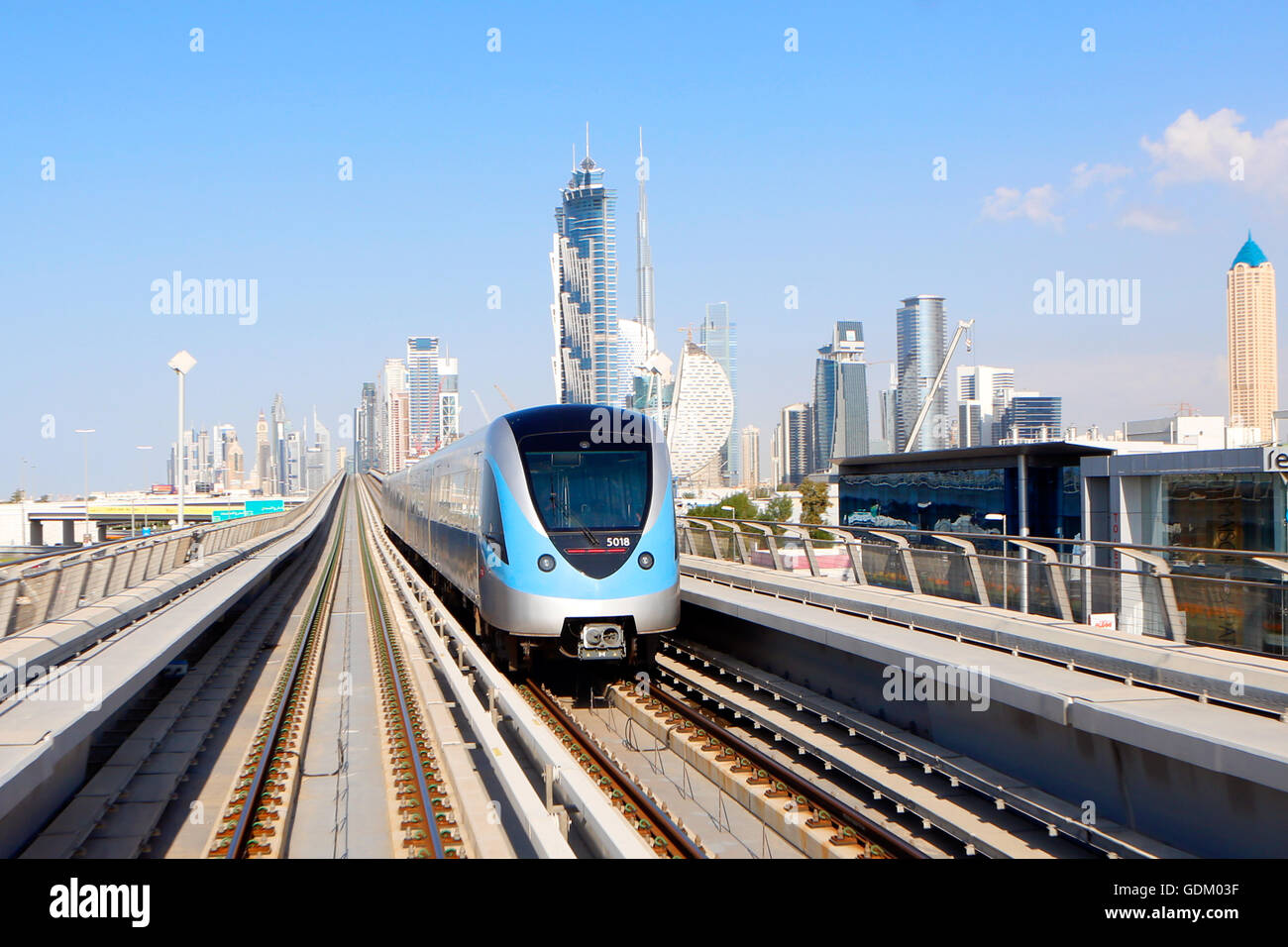 Dubai Metro, Dubai, UAE Stock Photo - Alamy