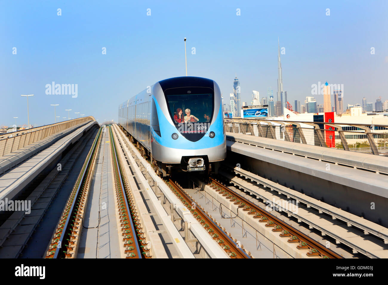 The Dubai Metro, Dubai, UAE Stock Photo - Alamy