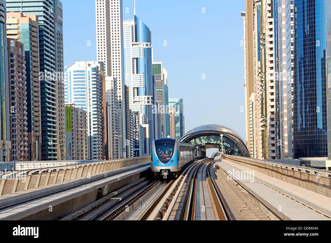 Dubai Metro, Dubai, UAE Stock Photo - Alamy