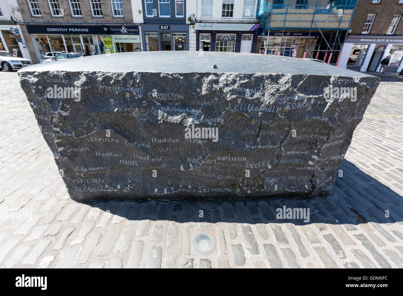 Kelso Stane, Sculptor Jake Harvey, names were written by locals ...